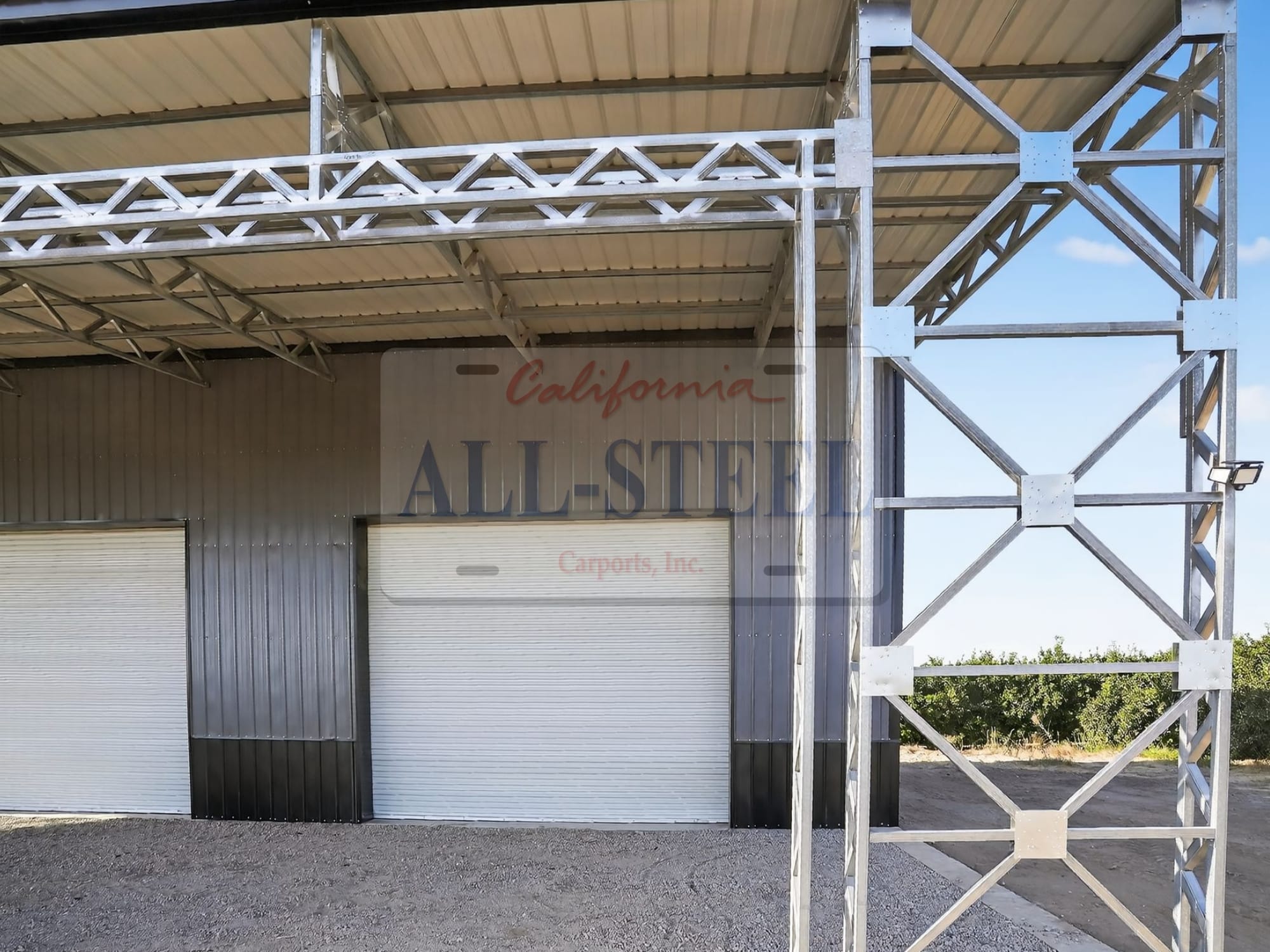 40'x80'x20' Commercial Building with Attached Lean-to (20'x80'x16 ...